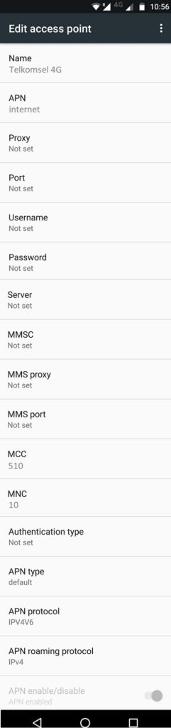 Setting APN Telkomsel 4G di Android 2025 - 5G 4G LTE APN Indonesia