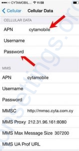 CYTA Cyprus 4G APN Settings 2025 - 5G 4G APN Settings