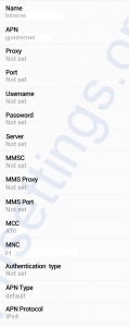 GP Internet Setting Code 2025 - 5G 4G APN Settings